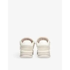 Axel Arigato Area Lo Suede And Woven Low-top Trainers - White