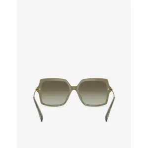 Michael Kors Square-frame Acetate Sunglasses - Green