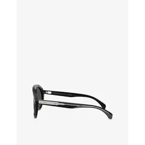 Moncler Pilot-frame Sunglasses - Black