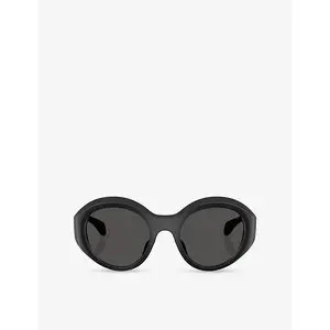 Moncler Me8005 Futuro Round-frame Sunglasses - Black