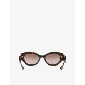 Gucci Gg1553s Cat-eye Sunglasses - Brown
