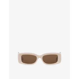 Gucci Gg1528s Square-frame Sunglasses - White
