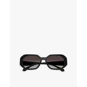 Michael Kors Siesta Key Irregular Sunglasses - Black