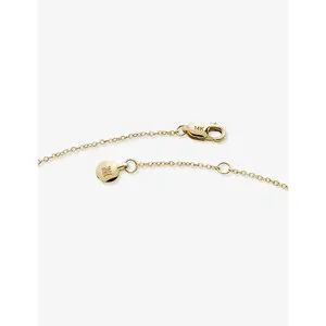 Monica Vinader Mini Initial K Stamp 14ct Yellow- Bracelet - Gold