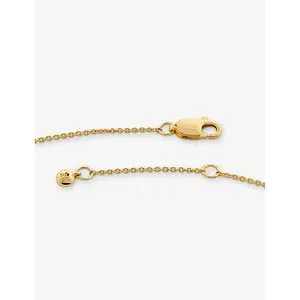 Monica Vinader Initial E Stamp Necklace