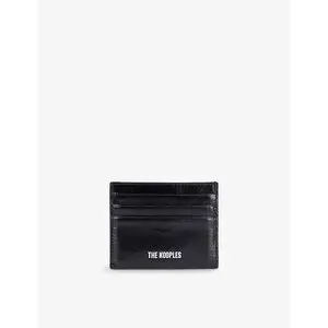 The Kooples Amelia Leather Card Holder - Black