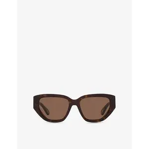Chloé Ch0235s Cat-eye Acetate Sunglasses - Brown