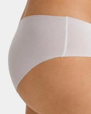 Hanro Invisible Cotton High-cut Briefs - White