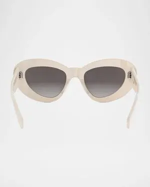 Celine 3 Dots Cat Eye Sunglasses - Ivory