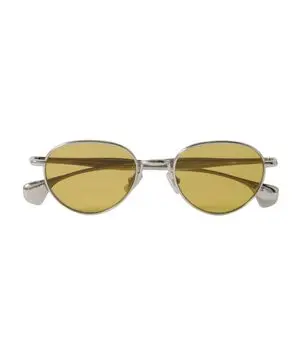 Bottega Veneta Round Frame Sunglasses - Silver