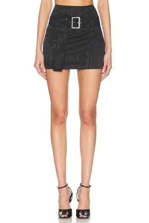 WIEDERHOEFT Mini Moire Skirt