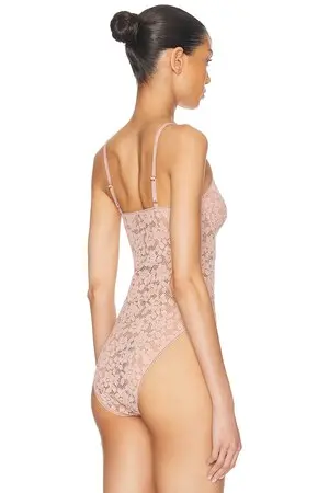 Wolford Lace Bodysuit - Powder Pink