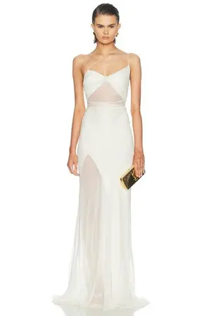 THE SEI Diaphanous Gown - Cream