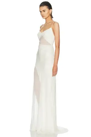 THE SEI Diaphanous Gown - Cream