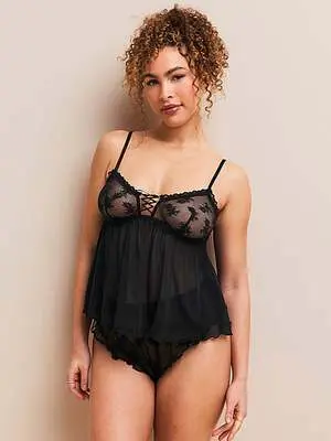 Victoria's Secret Adore Me Seraphina Sleep Set - Black
