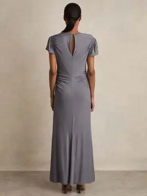 REISS Helia Modal-blend Jersey Dress