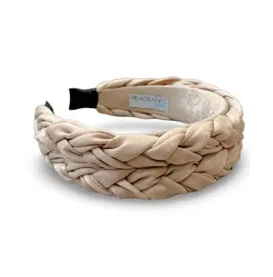 HEADBANDS OF HOPE Braided Headband - Taupe