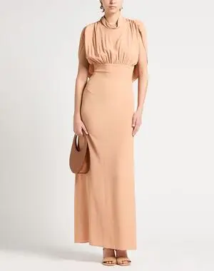 SEMICOUTURE Maxi Dress In Acetate And Silk