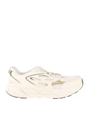 HOKA® U Clifton L Athletics Sneakers Size Leather, Textile Fibers - White