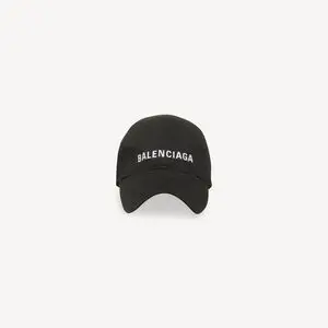 Balenciaga Baseball Cap - Black