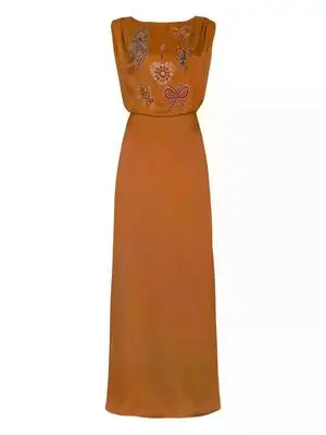 TEMPERLEY LONDON Adalina Beaded Maxi Dress