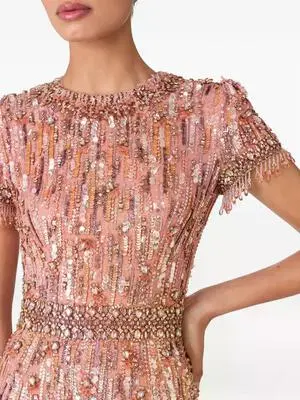 Jenny Packham Roxy Maxi Dress - Pink