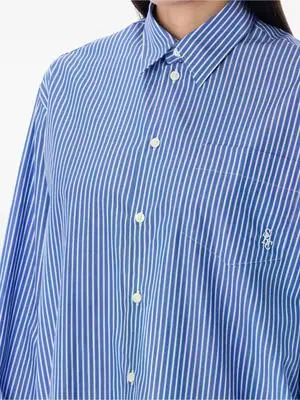 SPORTY & RICH Cotton Striped Shirt
