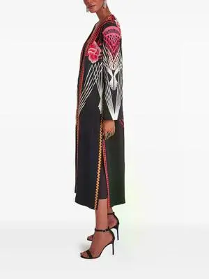 TEMPERLEY LONDON Romina Embroidered Coat - Black