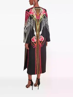 TEMPERLEY LONDON Romina Embroidered Coat - Black