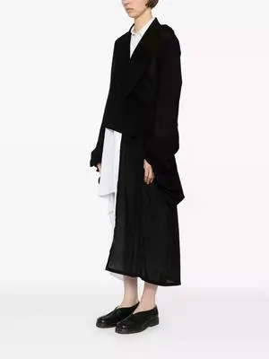 Yohji Yamamoto Balloon-sleeves Wrap Blazer