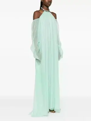 Amen Silk Chiffon Maxi Dress