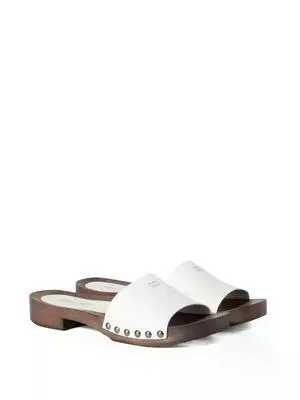Miu Miu Patent-leather Clogs