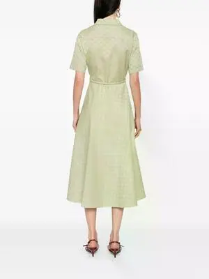 Gucci Gg-jacquard Midi Shirt Dress