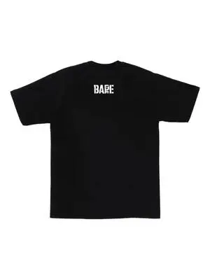 A BATHING APE Camouflage-graphic T-shirt - Black