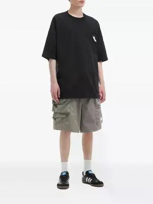 MUSIUM DIV. Logo-embroidered Bermuda Shorts - Neutrals