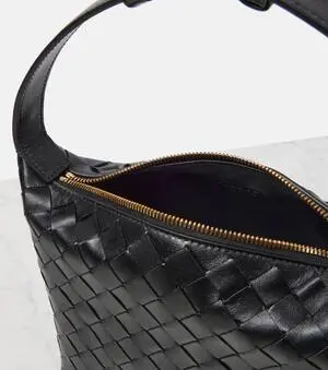 Bottega Veneta Wallace Mini Intrecciato Leather Shoulder Bag