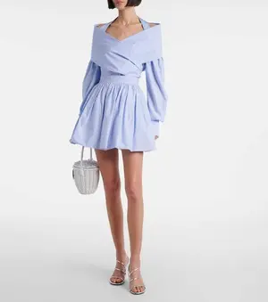 PATOU Draped Cotton Poplin Blouse