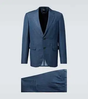 Zegna Wool And Linen Suit