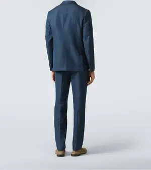 Zegna Wool And Linen Suit