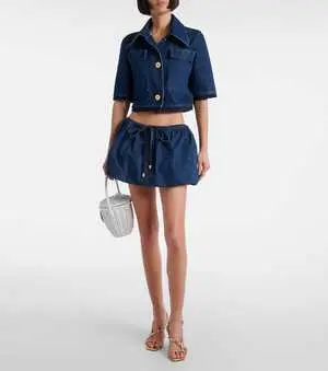 PATOU Cropped Denim Jacket