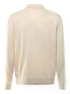 Loro Piana Long Sleeve Polo Shirt - Neutrals