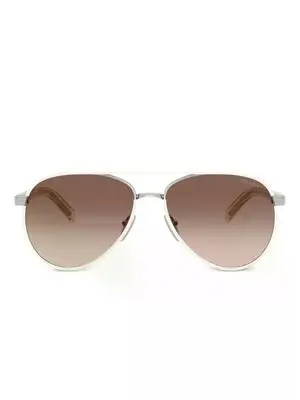 Prada Logo-engraved Sunglasses - White