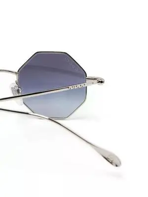 Gucci Geometric Frame Sunglasses - Silver