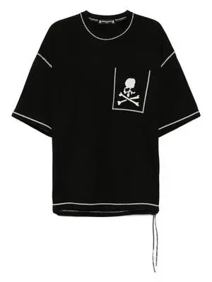 MASTERMIND WORLD Cross-stitch T-shirt - Black