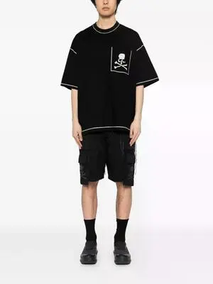 MASTERMIND WORLD Cross-stitch T-shirt - Black