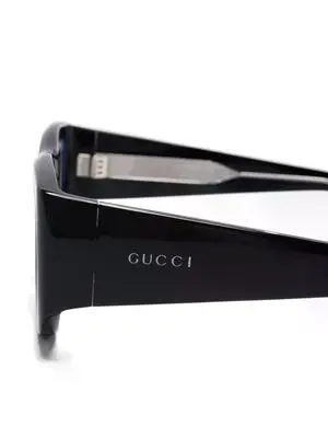 Gucci Full Rim Geometric Frame Eyeglasses