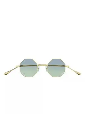 Gucci Geometric Sunglasses - Gold