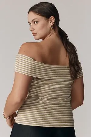 MON RENN Off-the-shoulder Top
