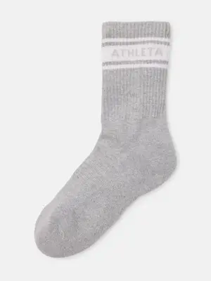 Athleta Everyday Crew Socks - Grey