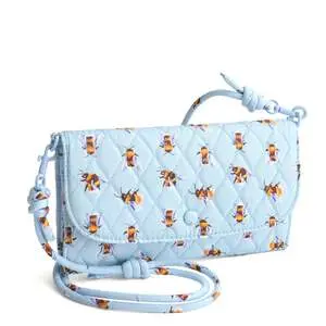 VERA BRADLEY Wildwood Wallet Crossbody - Blue